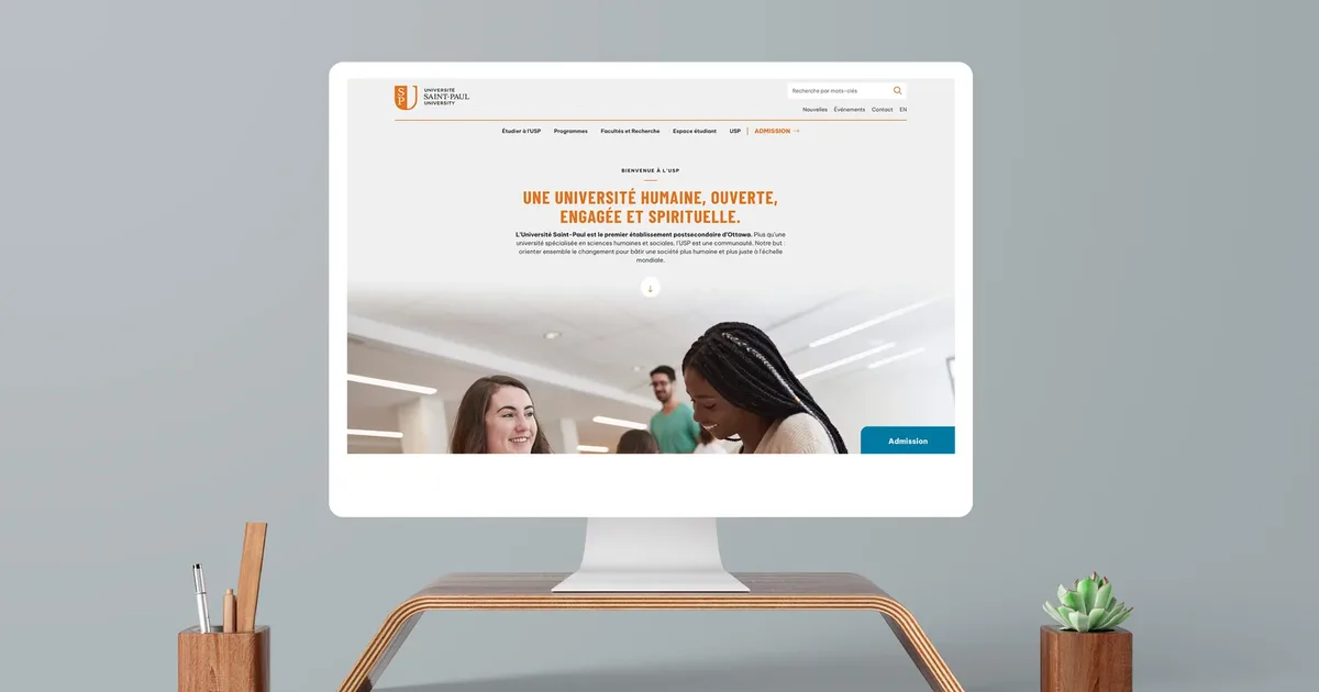 Nos réalisations - L'Université St-Paul, un site… | Webit interactive